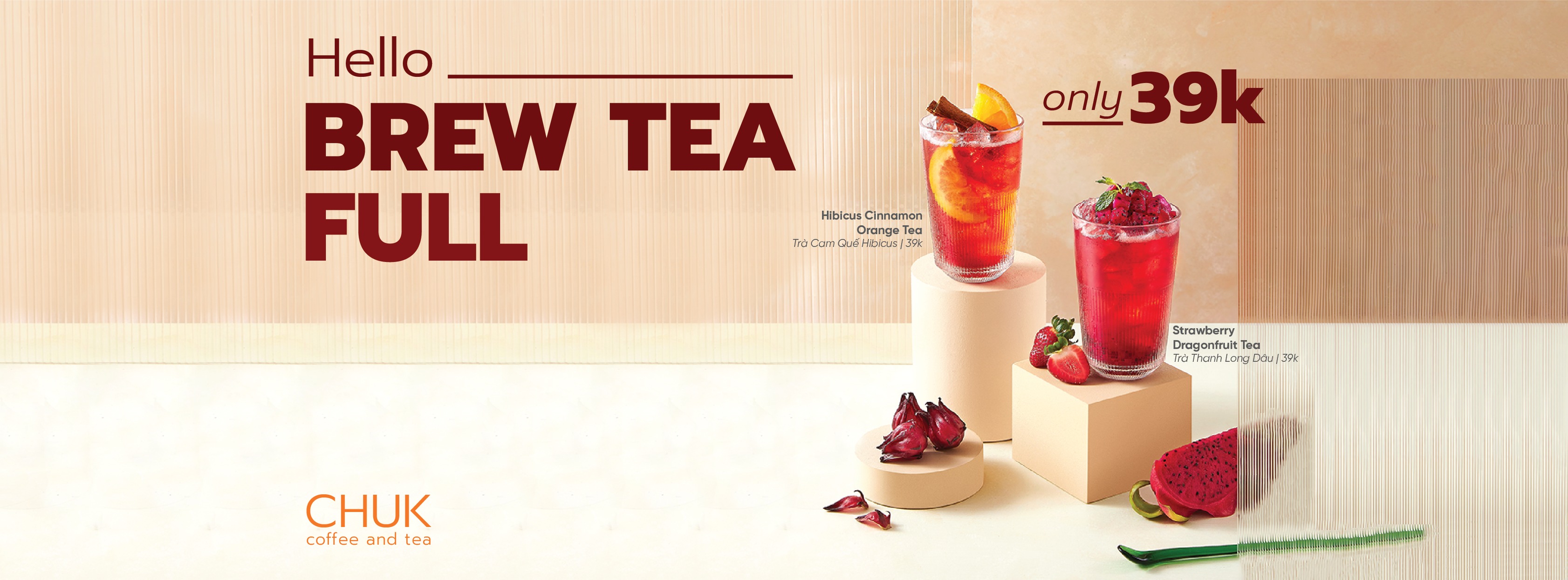 Chuk Tea & Coffee - Mai Chí Thọ | Khuyến mãi, ưu đãi, đánh giá từ MoMo